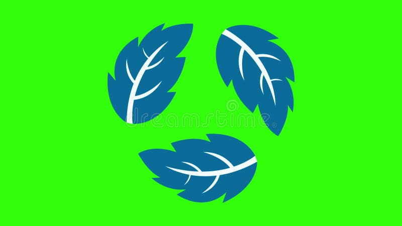 Spinning Recycle Sign Symbol. Seamless Loop Animation Stock Footage ...