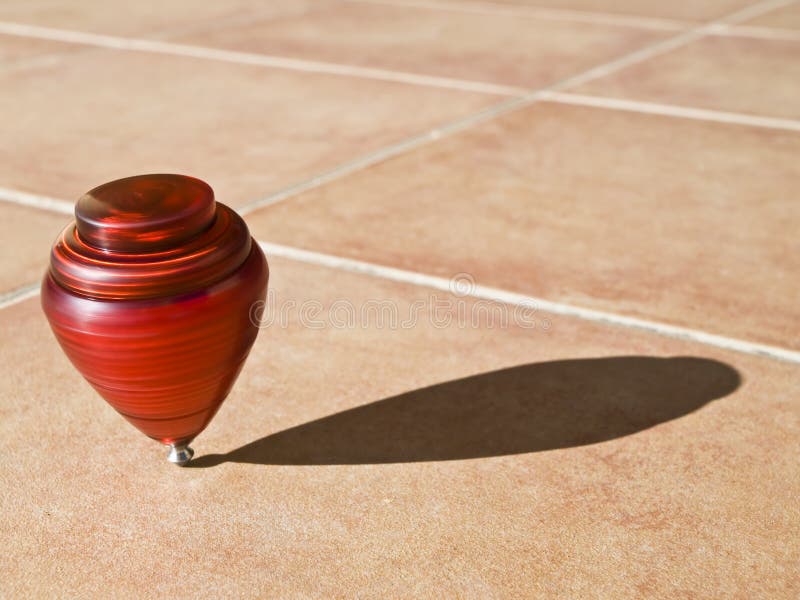 Spinning Red Top stock image. Image of spin, movement - 14339469