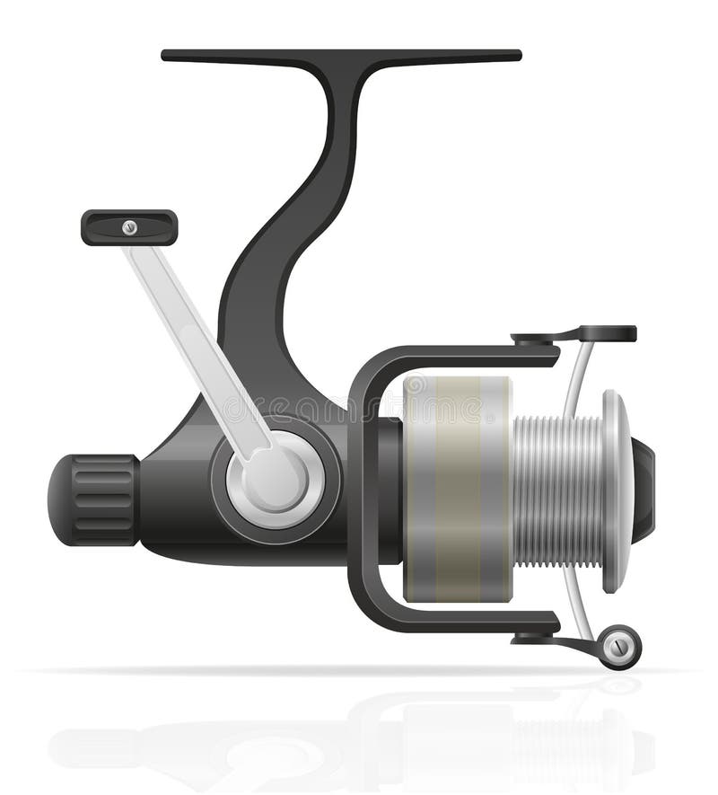 Rod Spinning for Fishing Vector Illustration Stock Vector ...