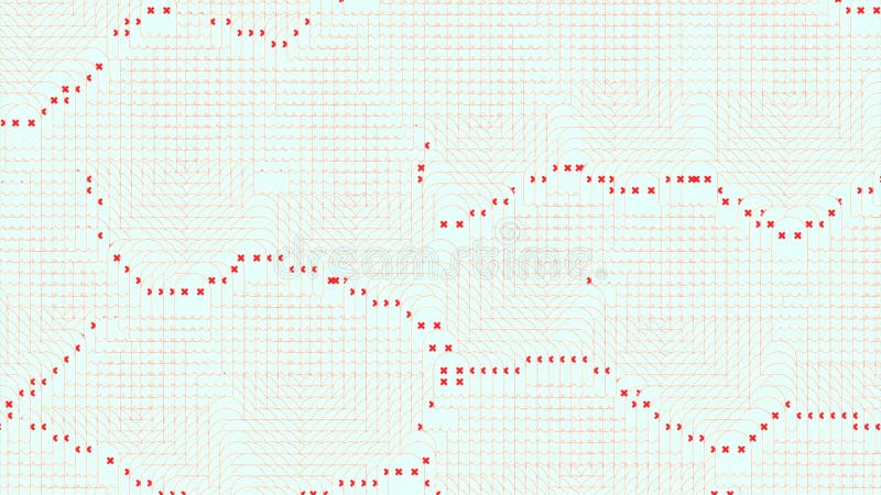 Spinning Retro Surface with Tiny Shimmering Squares. Design. Rotating ...