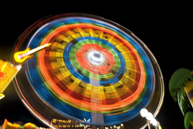Spinning Ride stock image. Image of event, gathering, colors - 3193703