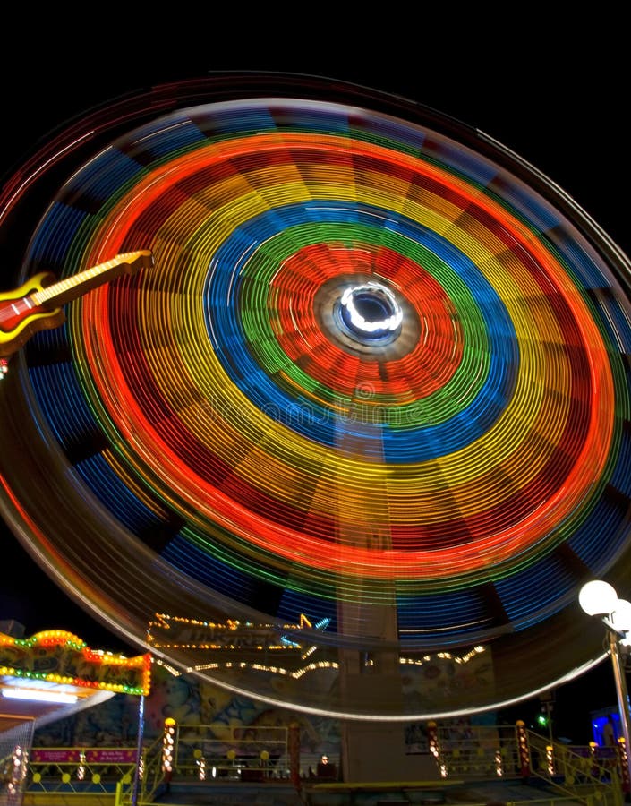 Spinning Ride at Fair stock photo. Image of dancing, music - 3193634