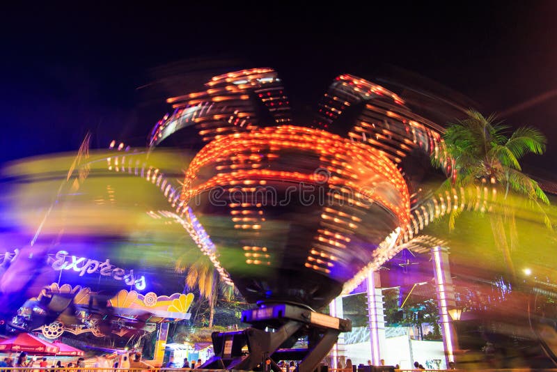 Fast Spinning ride stock image. Image of adventure, carousel - 30454509