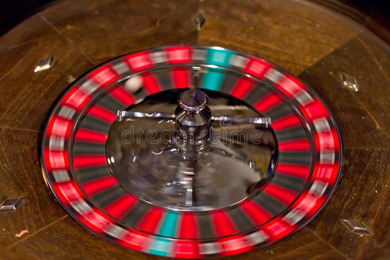 Spinning Roulette Wheel stock photo. Image of spinning - 23332114