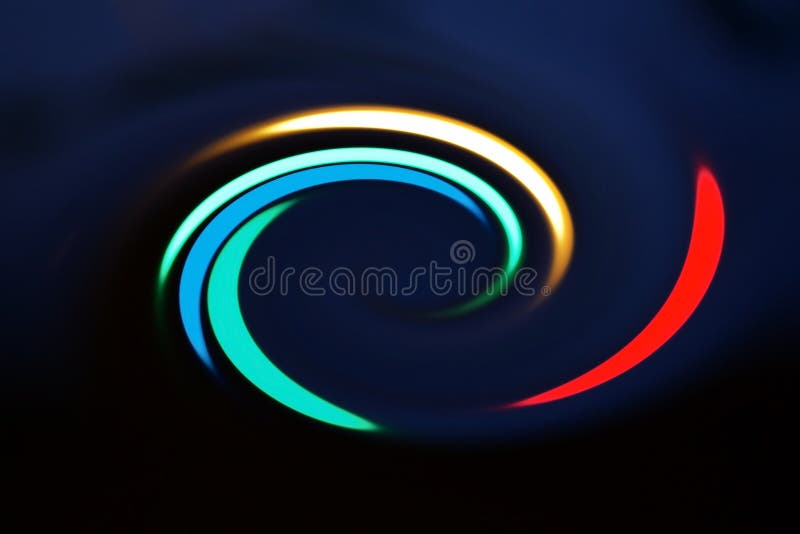 Spinning And Twirl Color Spectrum Used For Logo Or Background Concept ...