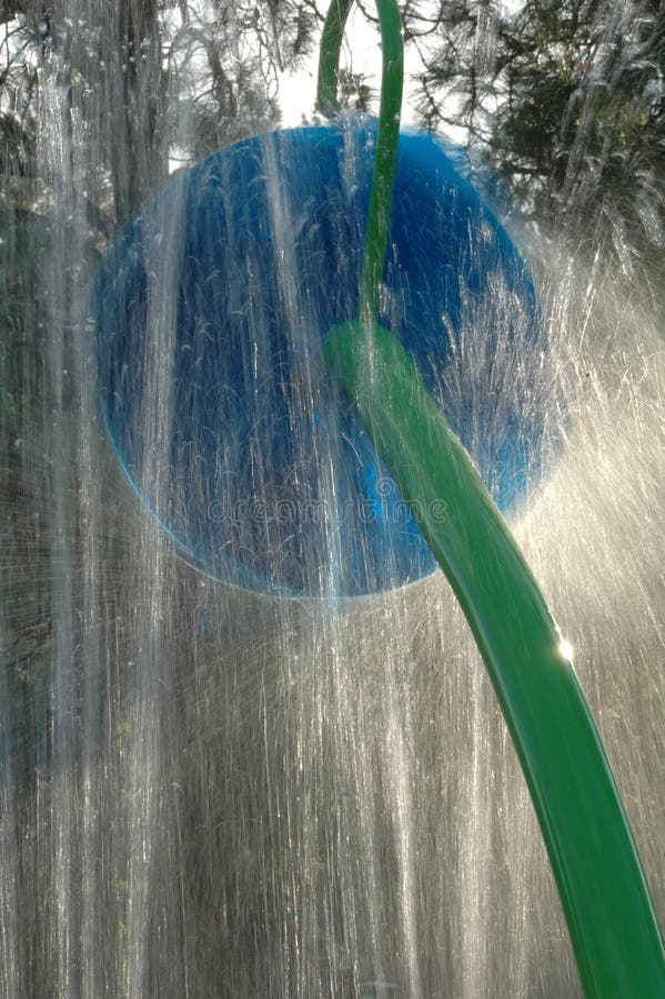 Spinning Water Toy at Spokane Park Stock Photo - Image of spin, blur ...