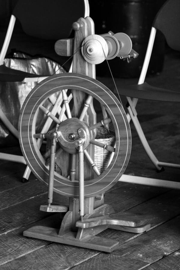 Spinning Wheel stock image. Image of machine, spin, spindle - 21092623