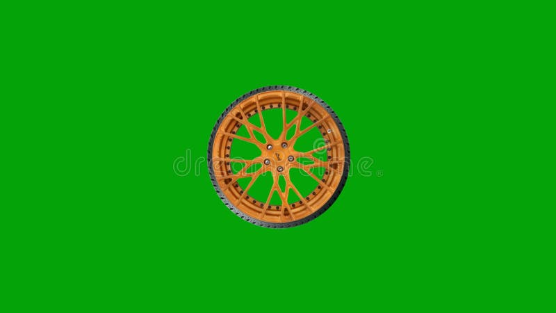 Spinning Car Wheel Tire and Rim Stock Footage - Video of alloy, drag ...