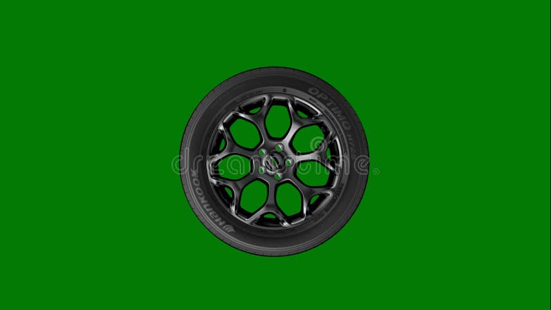 Spinning Wheel High Quality Green Screen Stock Footage - Video of ...