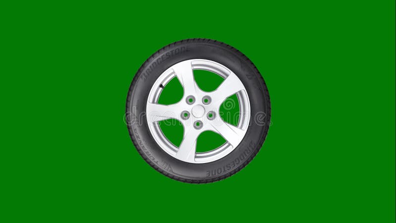 Spinning Wheel High Quality Green Screen Stock Footage - Video of ...