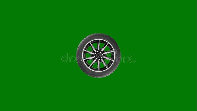 Spinning Wheel High Quality Green Screen Stock Video - Video of ...