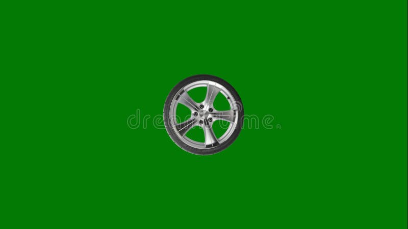 Spinning Wheel High Quality Green Screen Stock Video - Video of ...