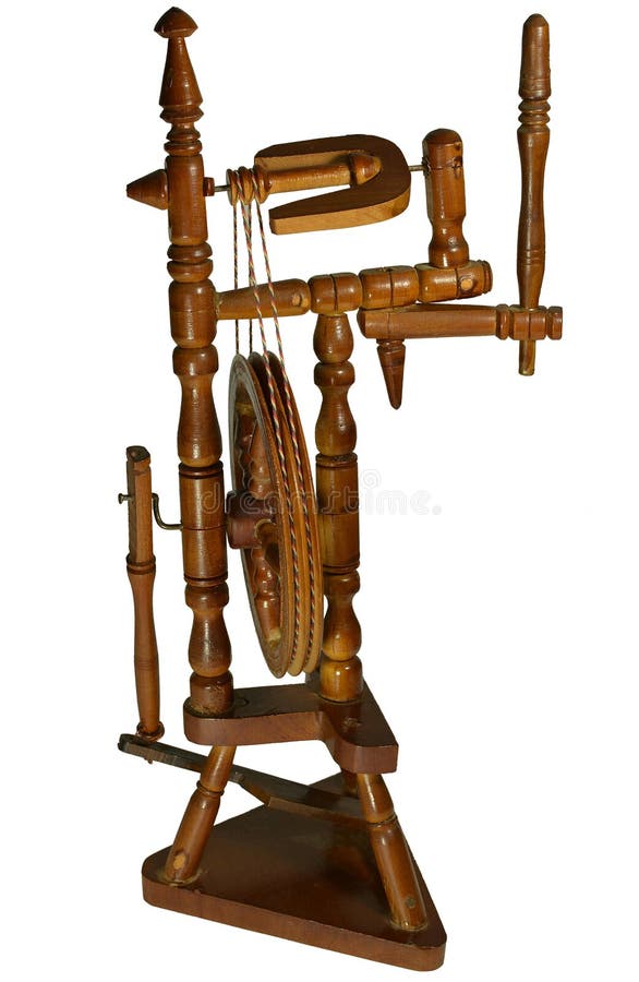 Spinning wheel isolated stock image. Image of skill, spinning - 48249905