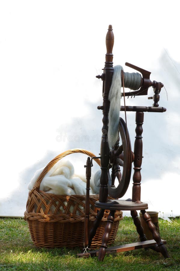 Spinning wheel stock image. Image of spinning, spindle - 56477593