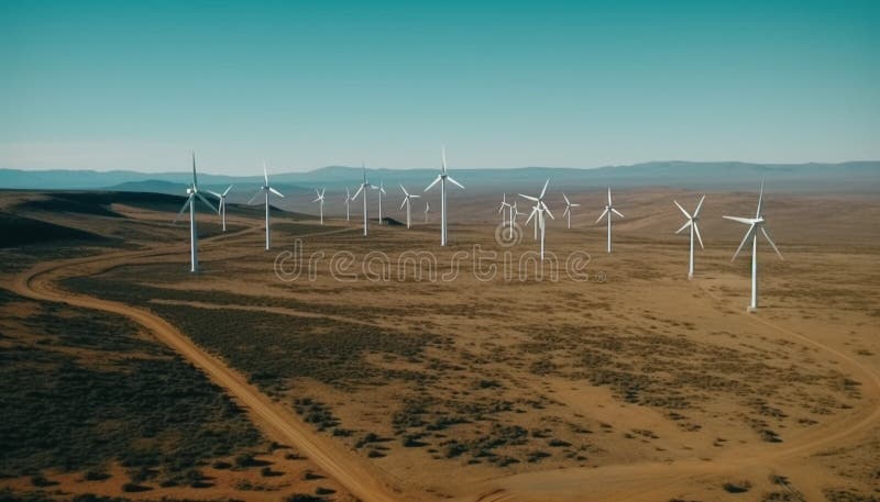 Spinning Wind Turbines in a Row Generate Renewable Energy Efficiently ...