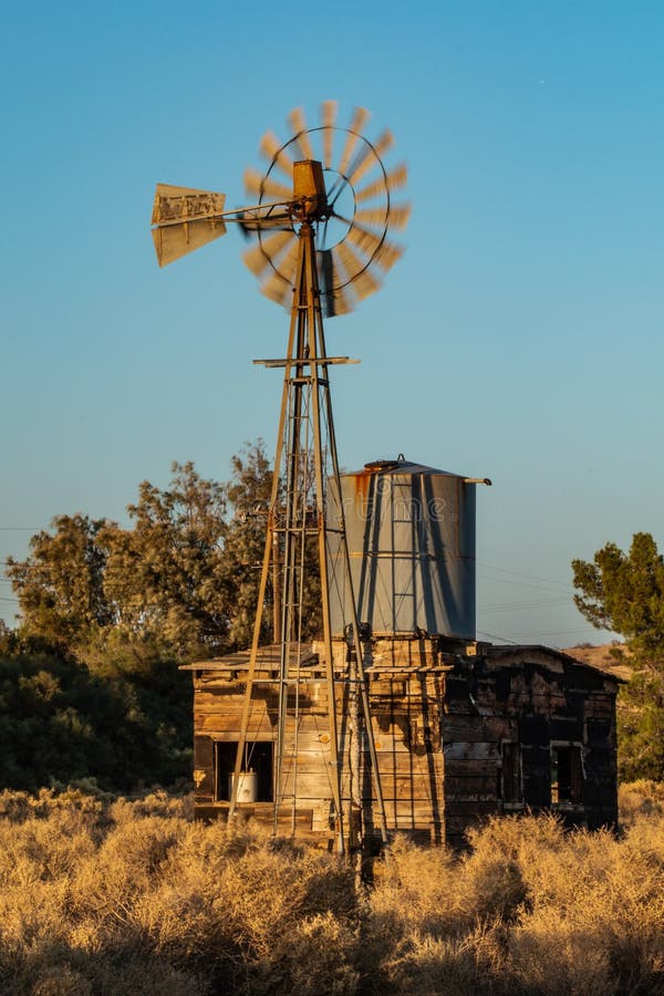 Spinning Windmill stock photo. Image of turn, spins - 229612506