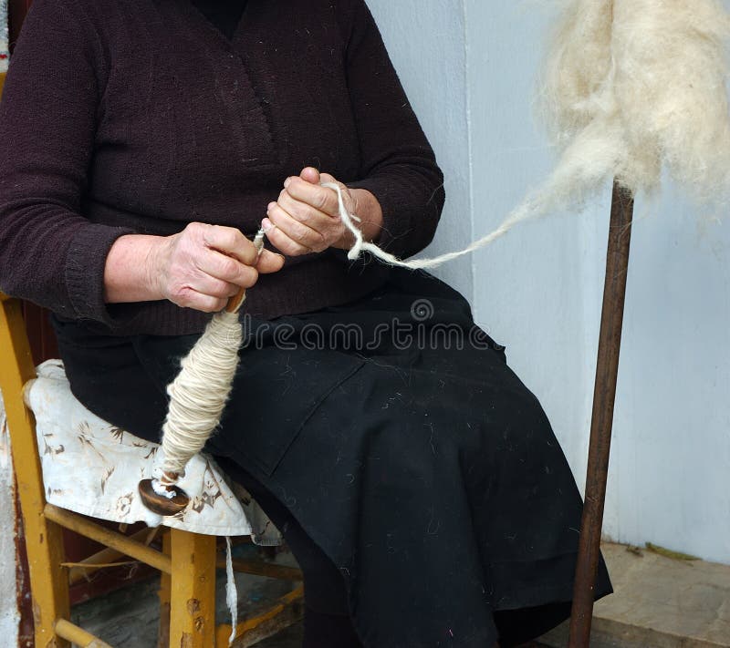 Spinning wool stock image. Image of fashion, person - 393647191