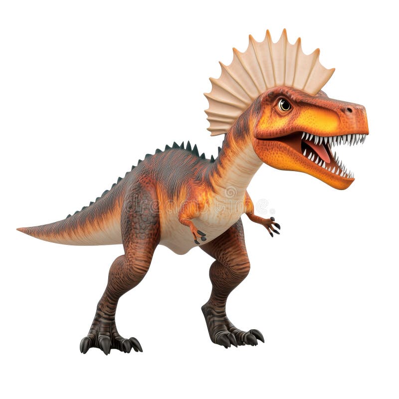 Spinosaurus Dinosaur Model, Vibrant Colors, Detailed Features ...