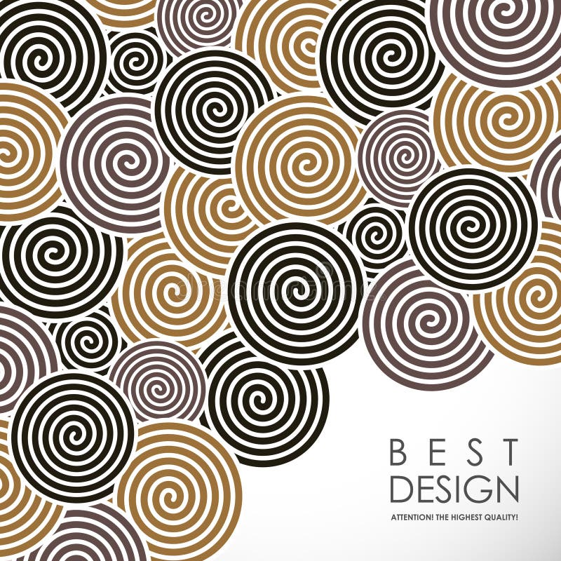 Spiral abstract background stock vector. Illustration of element - 85983893