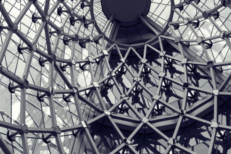 Spiral Architecture Structure. Glass Facade Design of Contemporary ...