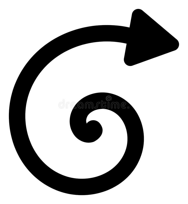 Spiral Arrow Icon Stock Illustrations – 4,844 Spiral Arrow Icon Stock ...