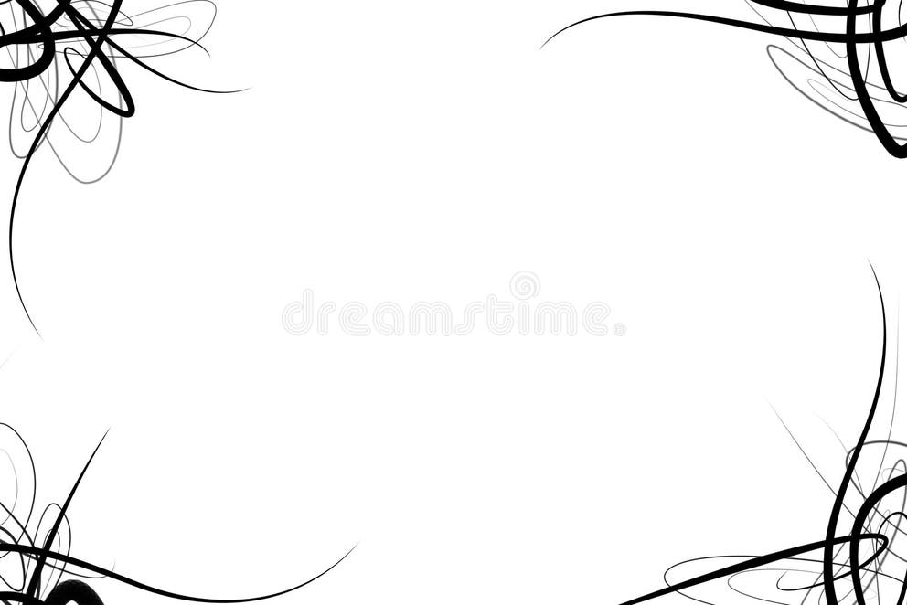 Spiral artistic Frame stock illustration. Illustration of spikes - 3266389