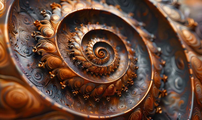 Spiral Background 3d Design, Generated by AI Stock Illustration ...