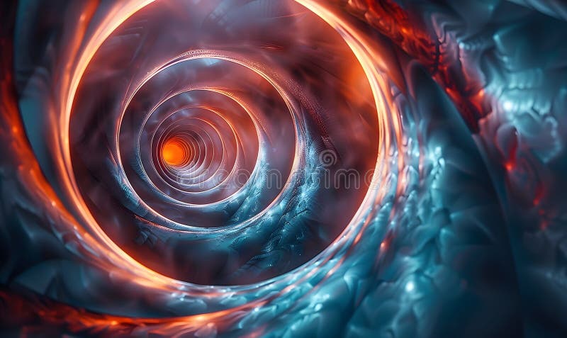 Spiral Background 3d Design, Generated by AI Stock Illustration ...