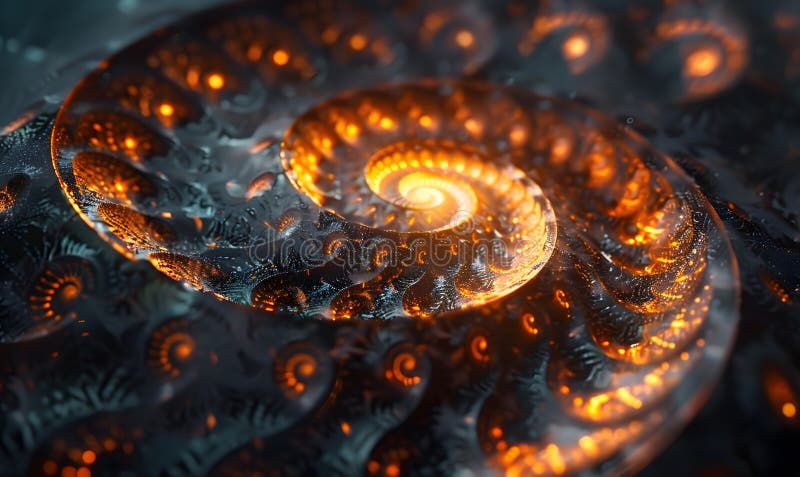 Spiral Background 3d Design, Generated by AI Stock Illustration ...