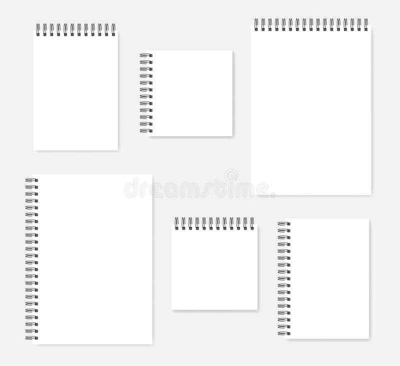 Spiral Book Mock Up Stock Illustrations – 1,124 Spiral Book Mock Up ...