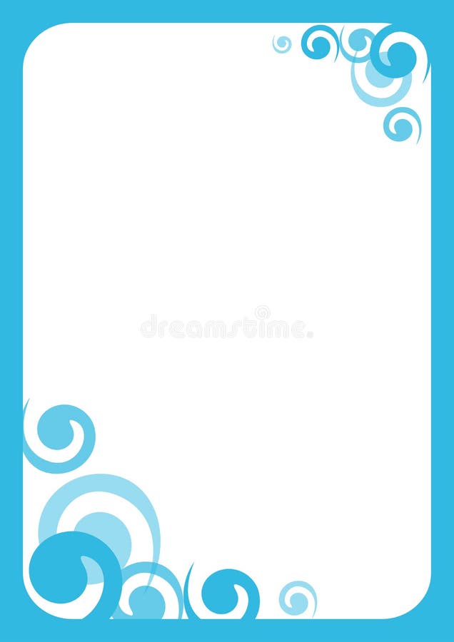 Spiral Border stock vector. Illustration of graphic, abstract - 5189698