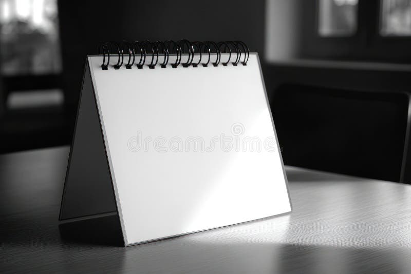 Spiral-Bound Notepad Top View Isolated on White Stock Illustration - Illustration of workspace ...
