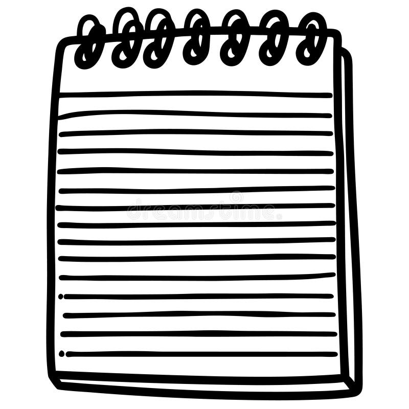 Spiral Bound Notepad Icon Stock Illustrations – 293 Spiral Bound ...