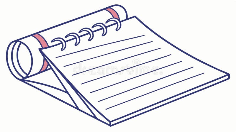 Spiral Bound Notepad, Blank Page, Writing Pad, Notebook, Stationery ...