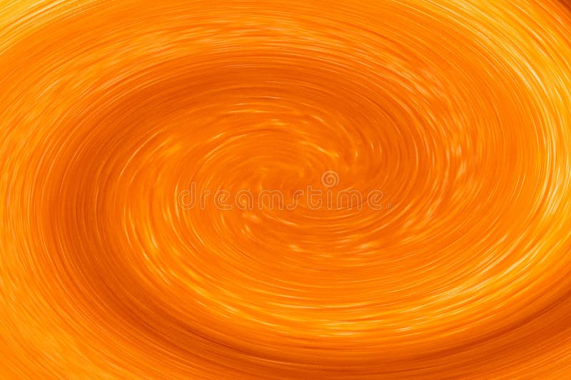 Spiral Bright Orange Abstract Pattern. Dynamic Colorful Vortex Shape ...