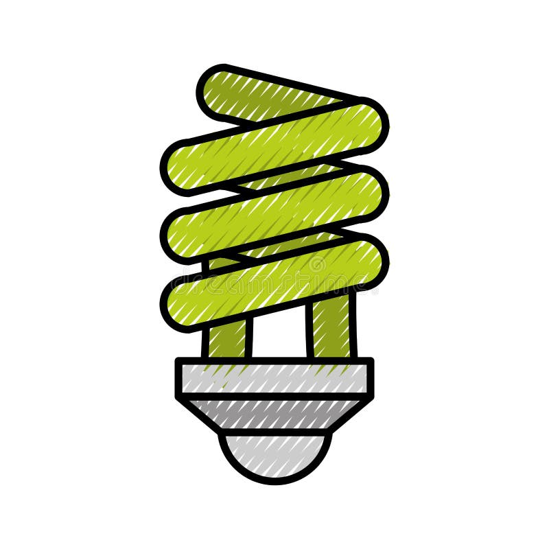 Spiral bulb light stock vector. Illustration of equipment - 92270170