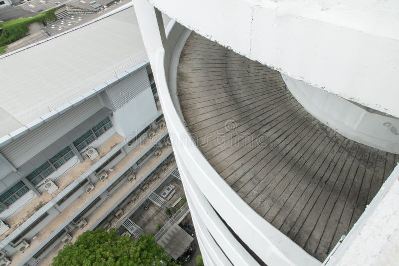 Spiral car park stock image. Image of building, concrete - 30448043