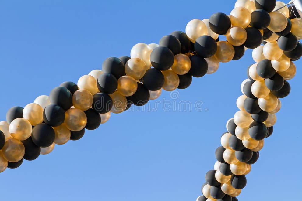 Spiral Chain of Colored Balloons Stock Image - Image of helix, bunch ...