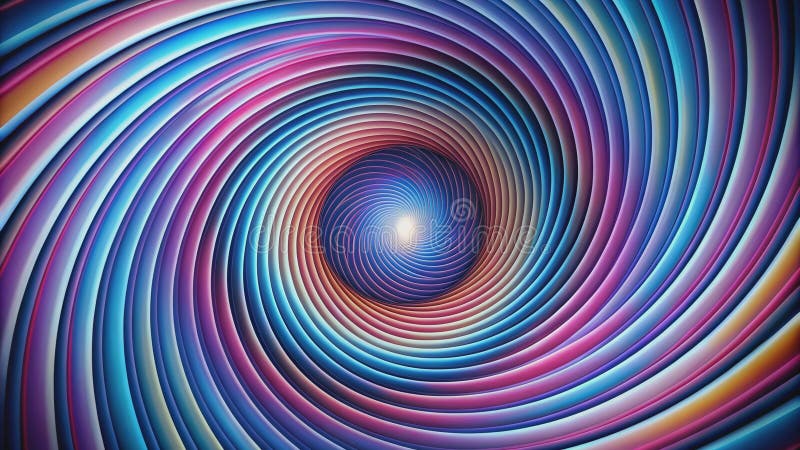 Spiral Circle Hypnosis Abstract Background Wave Swirl Illusion Effect ...