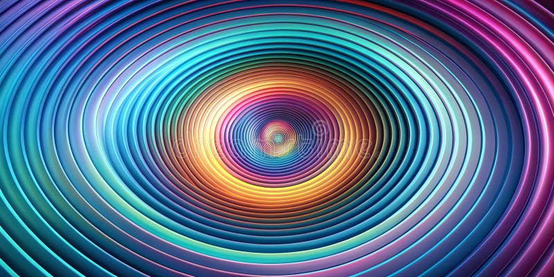 Spiral Circle Hypnosis Abstract Background Wave Swirl Illusion Effect ...