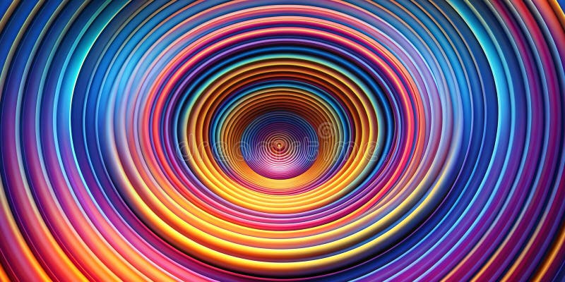 Spiral Circle Hypnosis Abstract Background Wave Swirl Illusion Effect ...