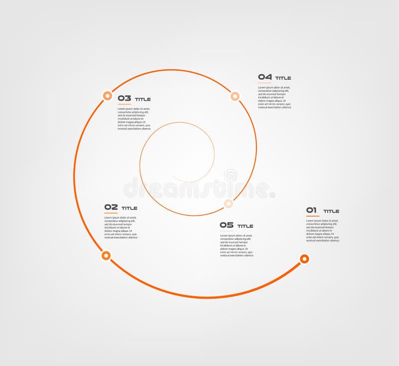 Spiral Circular Chart Color Infographics Step by Step in a Series of ... Spiral Circular Chart Color Infographics Step by Step in a Series of ...