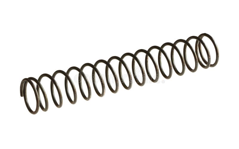 Coil Spring, Metal Dark Spring Stock Image - Image of curve, twist ...