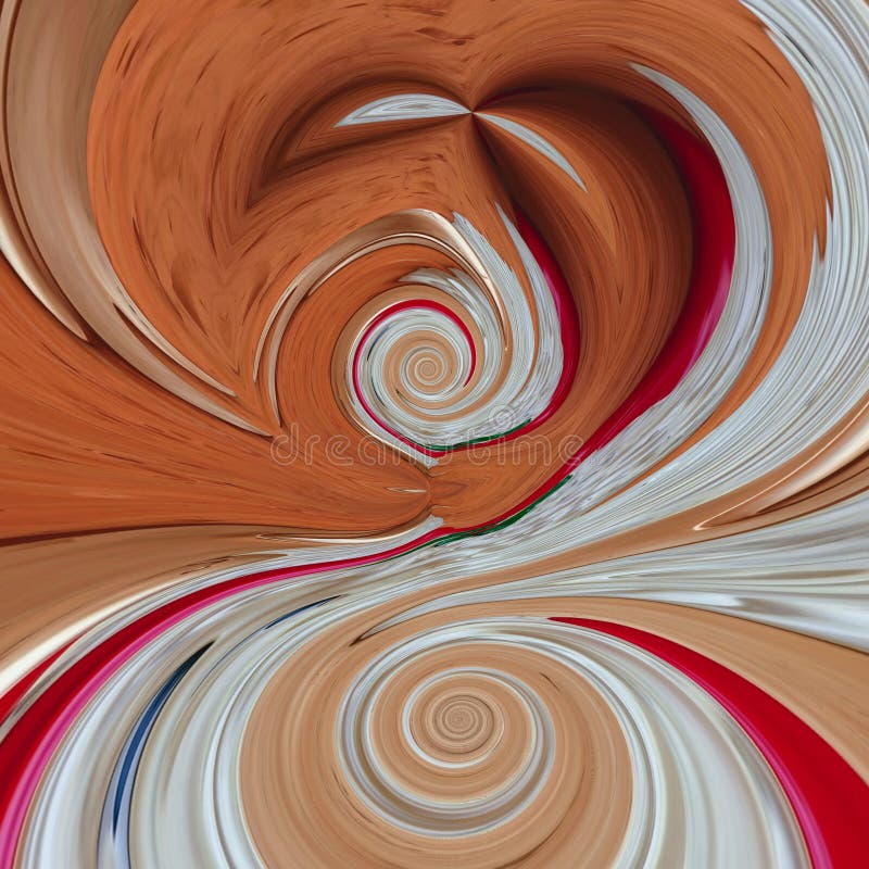 Spiral Color Abstract Background Paintings Stock Illustration ...