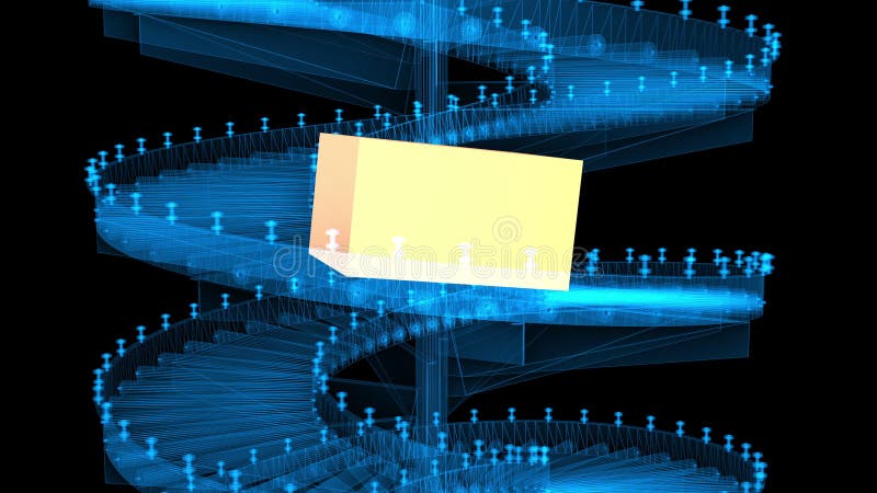 Spiral Conveyor Belt - Side VIEW Stock Footage - Video of logistics ...