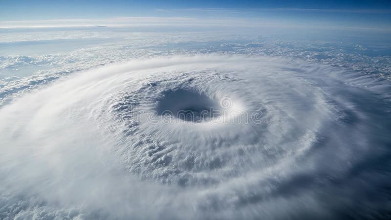 Spiral Cyclone Pattern: Vortex Structure, Cloud Rotation, Weather ...