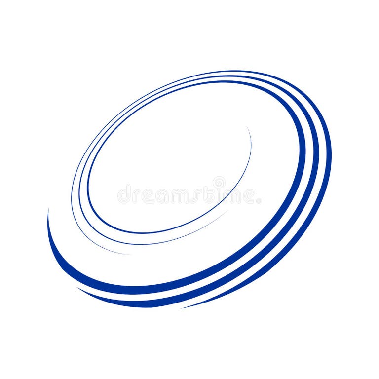 Spiral Design Element. Abstract Blue Swirl Icon Stock Vector ...