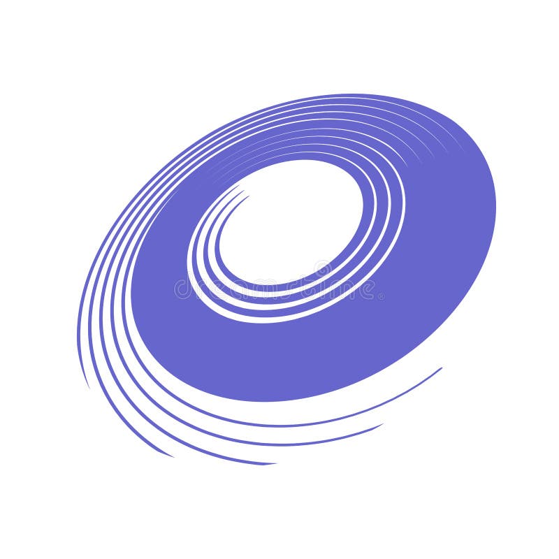 Spiral Design Element. Abstract Swirl Icon Stock Vector - Illustration ...