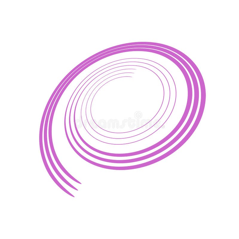 Spiral Design Element. Abstract Swirl Icon Stock Vector - Illustration ...