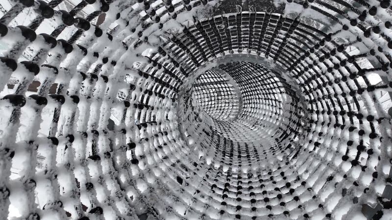 Abstract Spiral Structure Featuring an Intricate and Patterned Surface ...